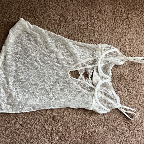 Intimates & Sleepwear | White Lacy Slip | Poshmark